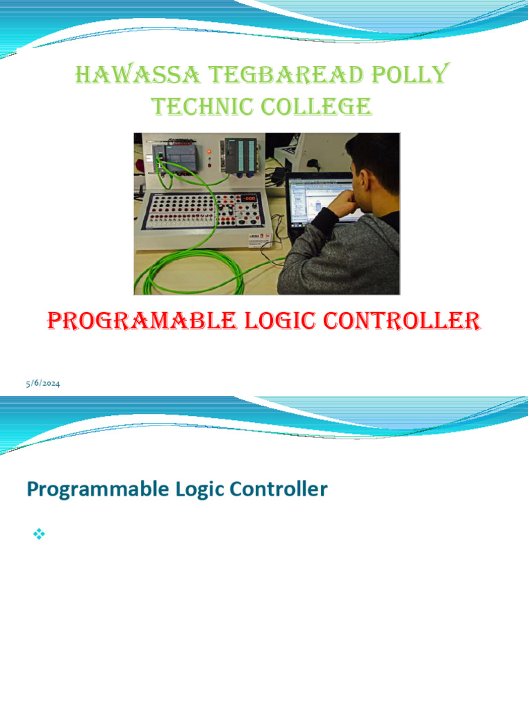 Programable Logic Controller Final Ppt1 2024 (1) | PDF | Programmable Logic Controller | Input ...