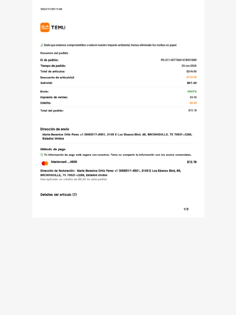 Temu Web Document | PDF