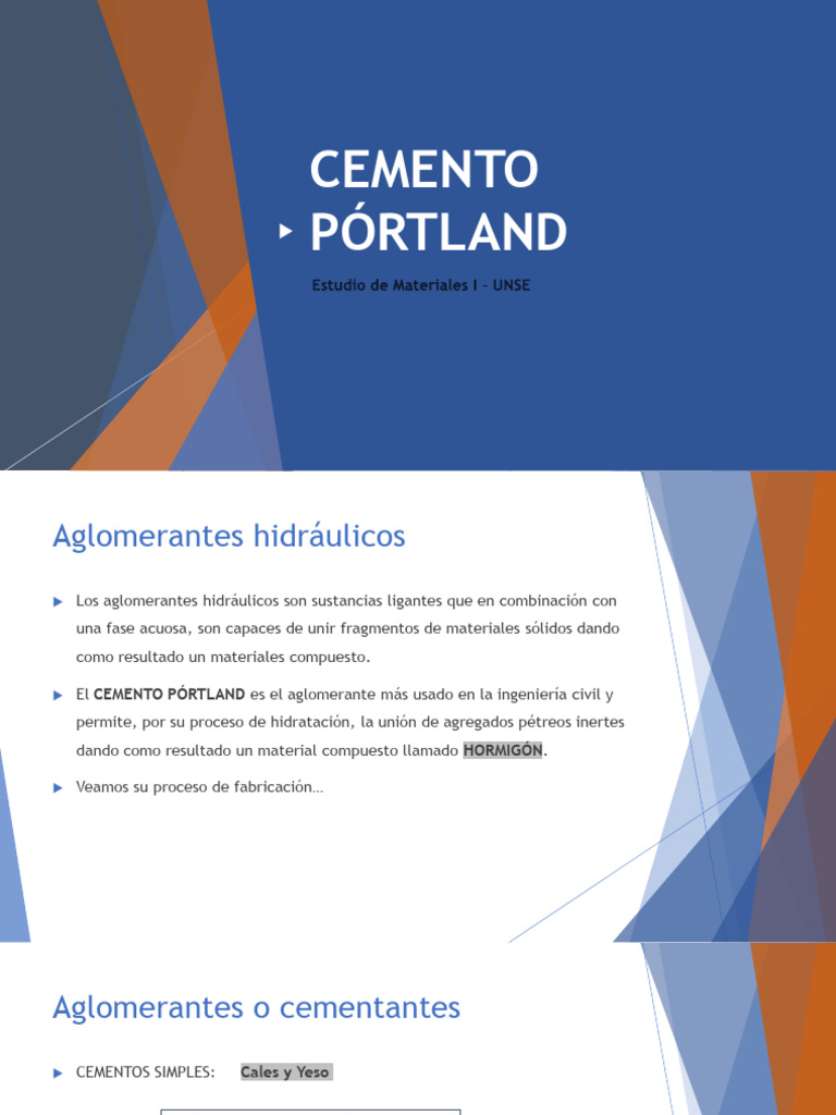 02 Cemento Portland | PDF | Cemento | Hormigón