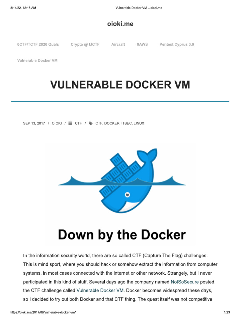 Vul Docker | PDF