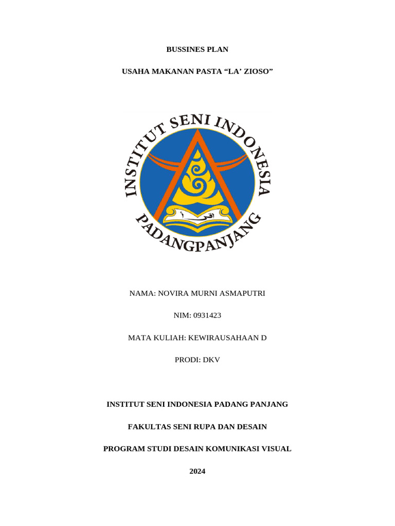 Bussines Plan (Autosaved) | PDF