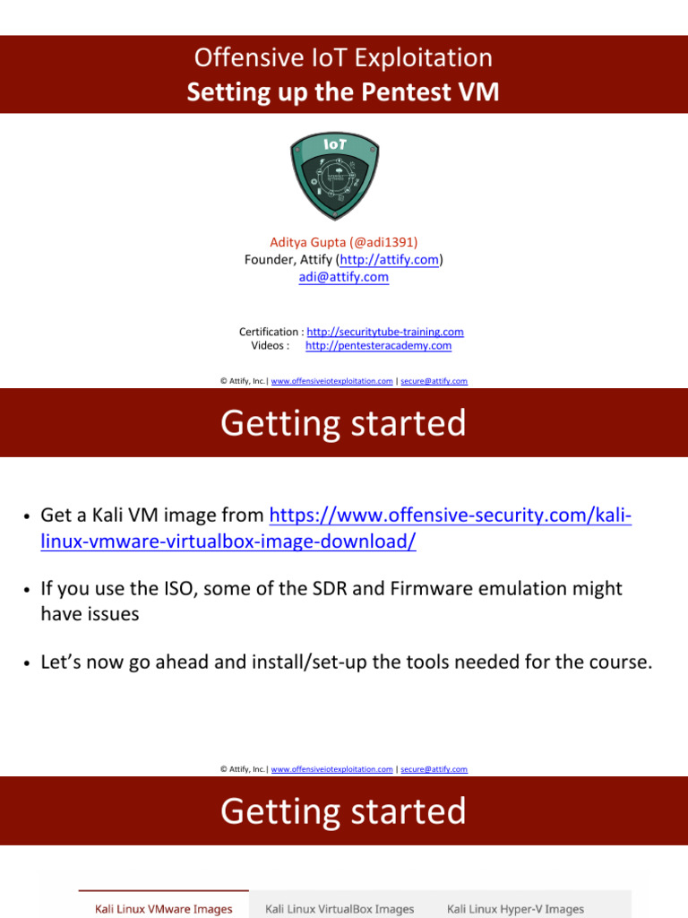 Iot Pentest Vm Setup Guide Pdf Computer Engineering Computer Architecture
