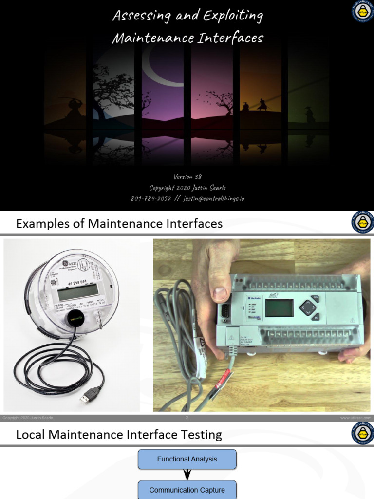 4 - A - E Maintenance Interfaces - v38 | PDF | Microsoft Windows | Programmable Logic Controller