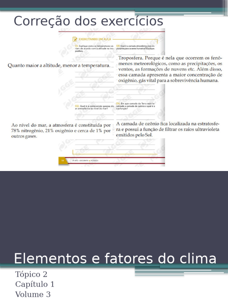 Elementos e Fatores Do Clima | PDF | Umidade | Atmosfera