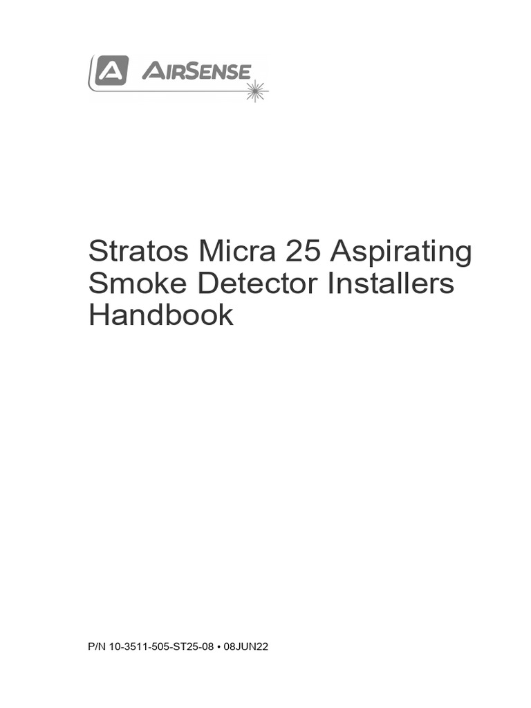 10-3511-505-st25-08 Stratos Micra 25 Installers Handbook en Airsense 0 ...
