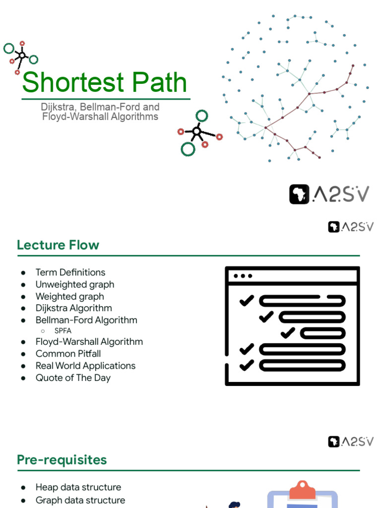 A2SV G5 __ Shortest Path | PDF | Combinatorics | Theoretical Computer ...