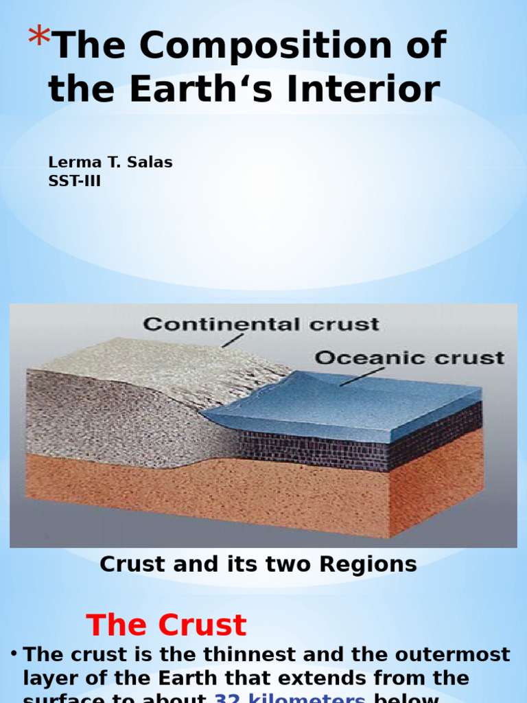 Unit 1 Mod2 The Composition of The Earths Interior | PDF | Planetary ...