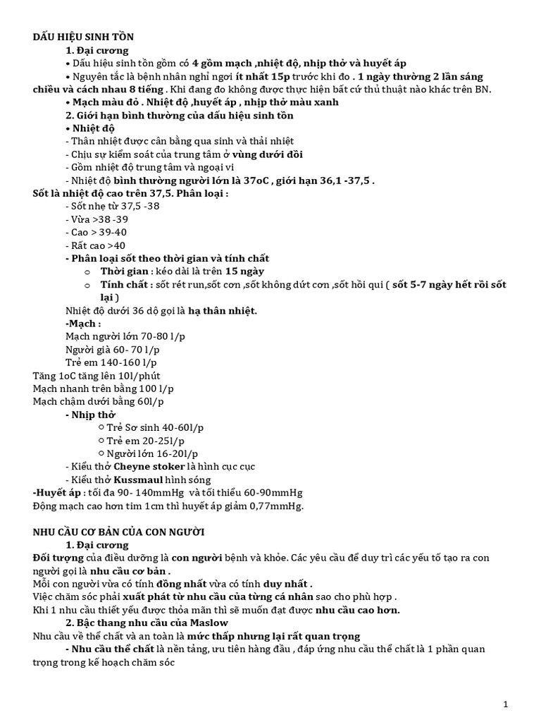 Điều dưỡng cơ bản minmin | PDF