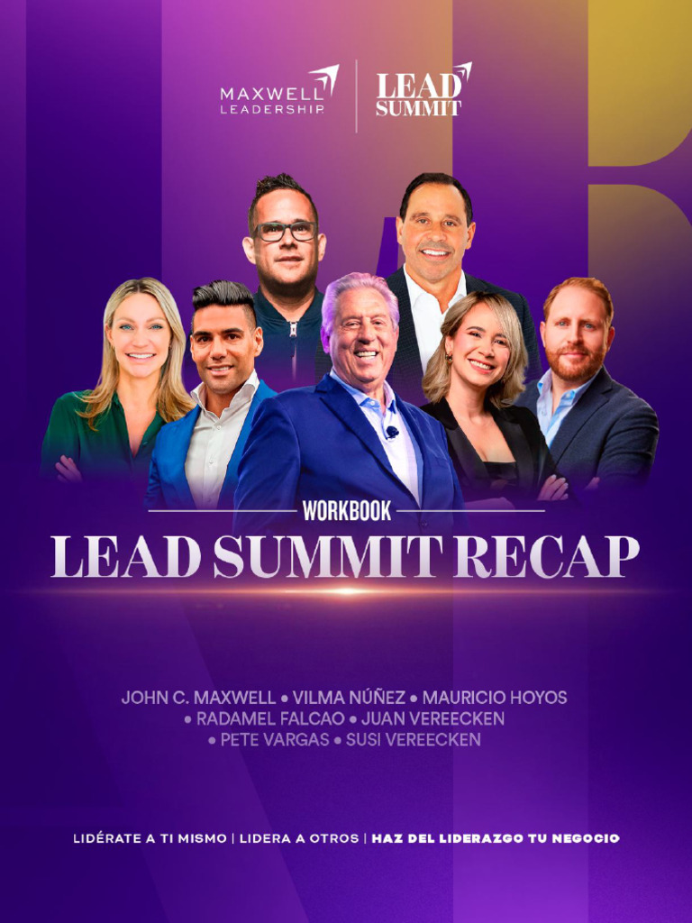 Workbook lead summit John Maxwell | PDF | Liderazgo | Desarrollo personal