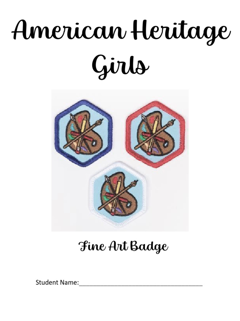 American Heritage Girls Fine Art Badge | PDF | Renaissance | Florence