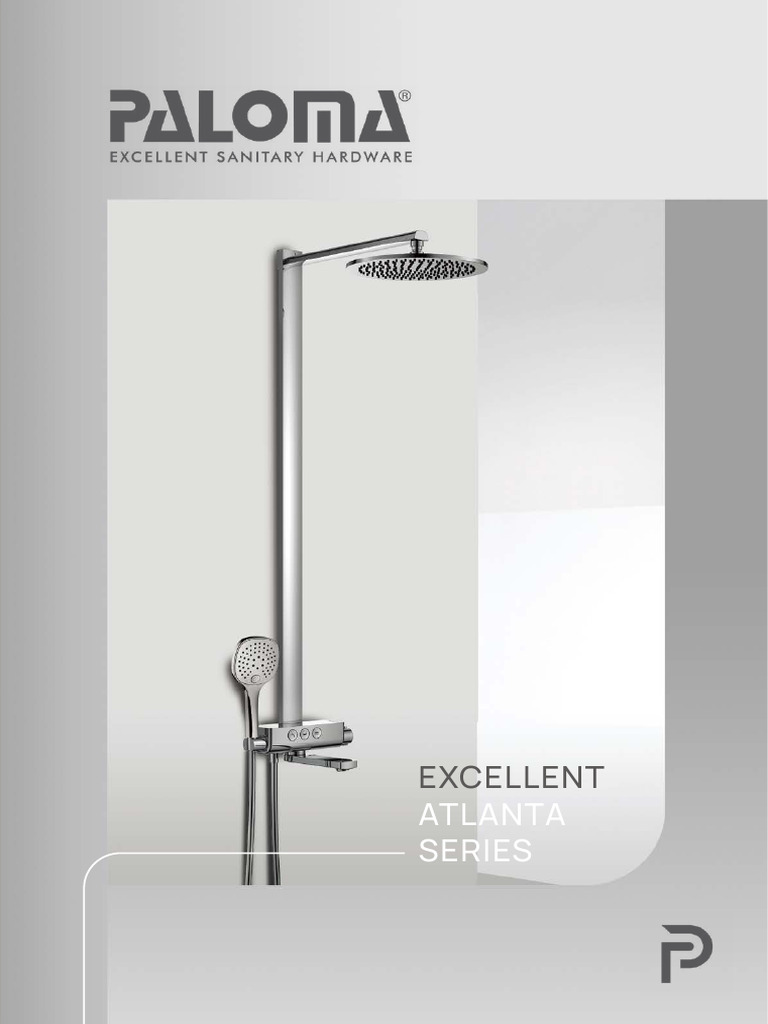 PALOMA-Catalog-Sanitary-Atlanta-Proclick-Series-v2401 | PDF | Shower ...