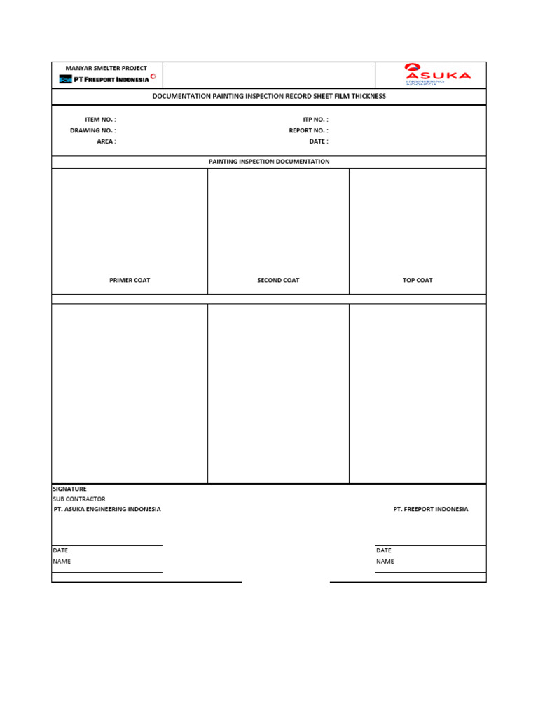 Painting Itp Mech Hal 4 | PDF