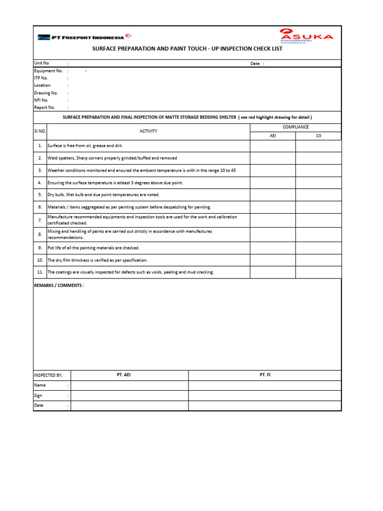 painting itp mech | PDF