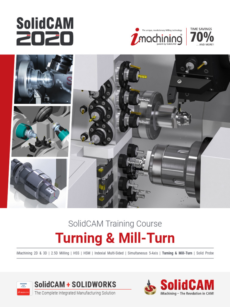 SolidCAM 2020 Mill-Turn Training Course (1) | PDF | Cartesian ...