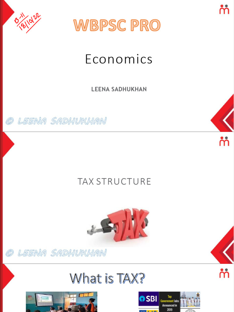 B11_PSC_PRO_9TH_CLASS_5th_SM_TAX_STRUCTURE | PDF | Taxes | Excise