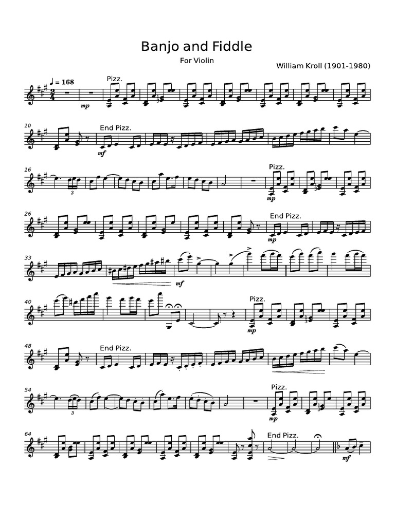 Kroll - Banjo and Fiddle | PDF