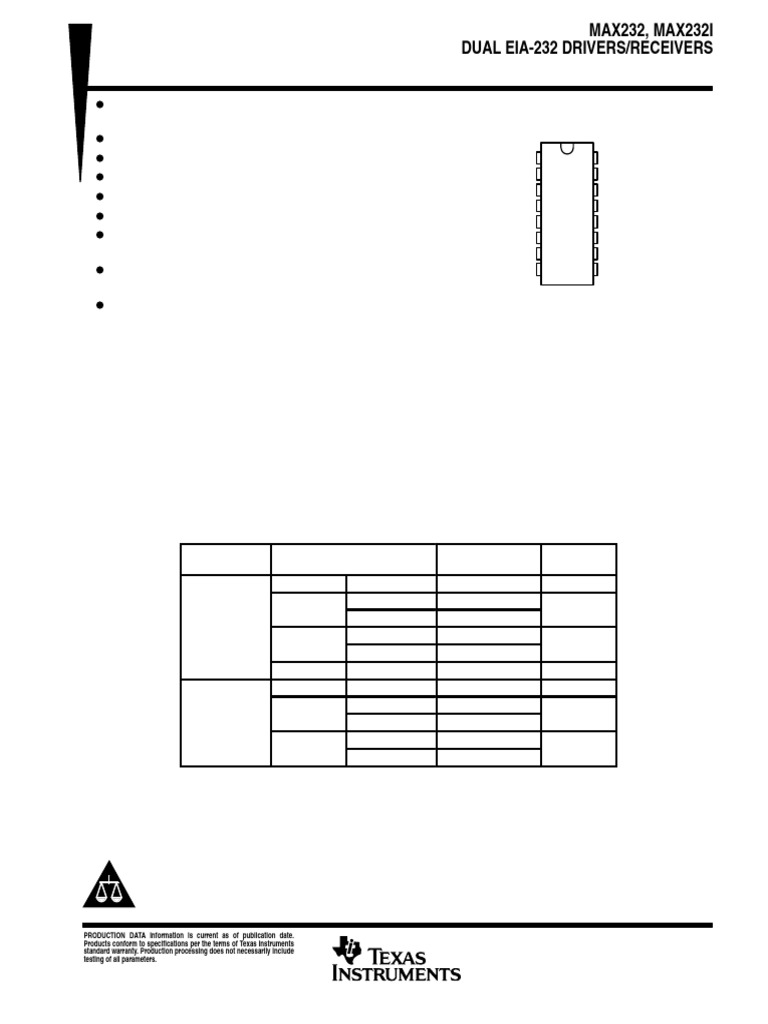 Max232 Datasheet - Driver RS-232 | PDF | Intellectual Property | License