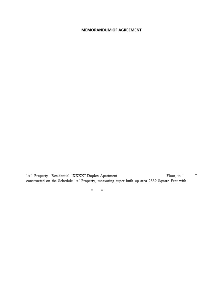 MEMORANDUM OF AGREEMENT Draft | PDF | Breach Of Contract | Indemnity