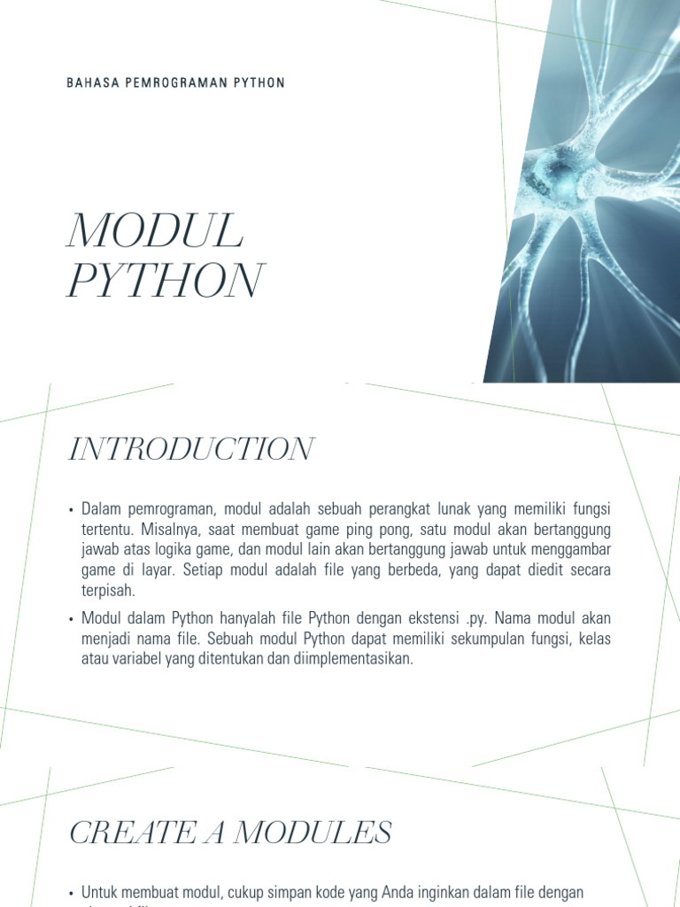 Panduan Lengkap Modul Python | PDF