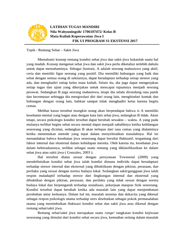 Rentang_sehat_sakit_jiwa (1) | PDF