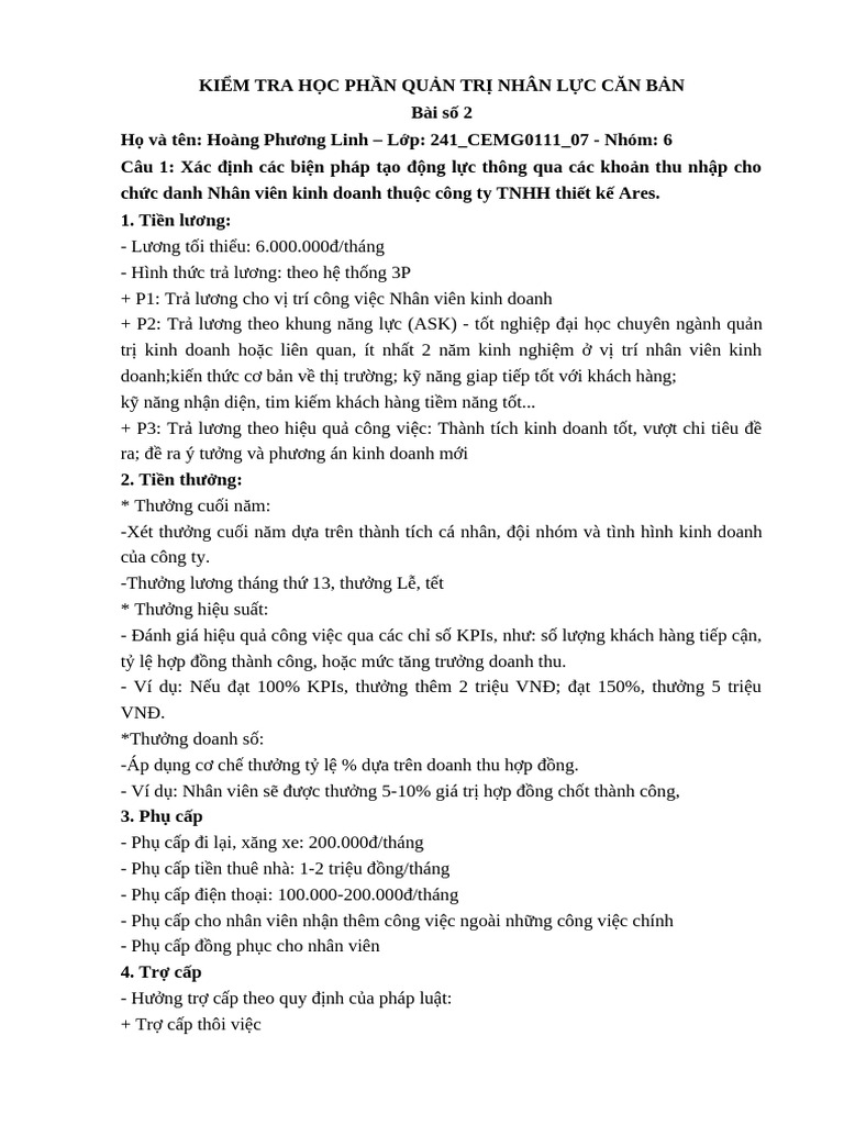 56 - Hoàng Phương Linh - KT2 | PDF