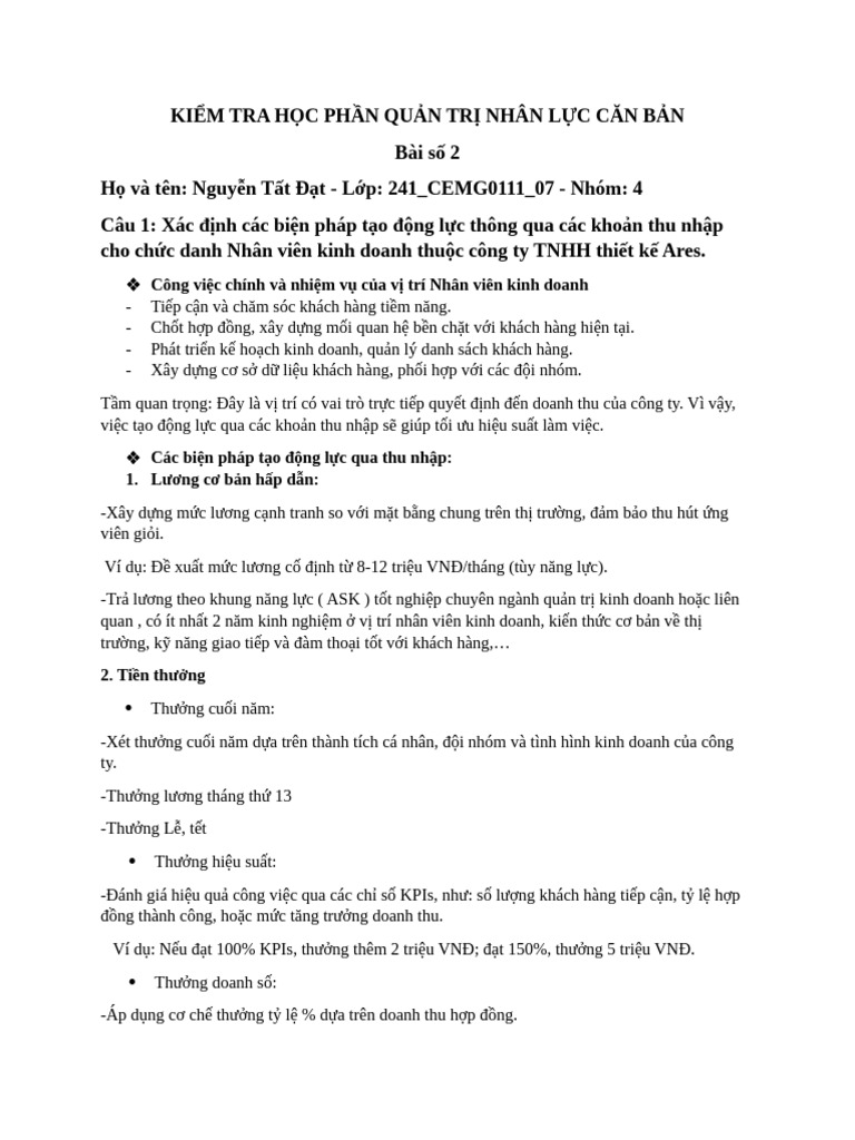 32 - Nguyễn Tất Đạt - KT2 | PDF