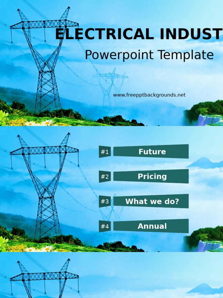 Electrical PowerPoint Template | PDF | Microsoft Power Point
