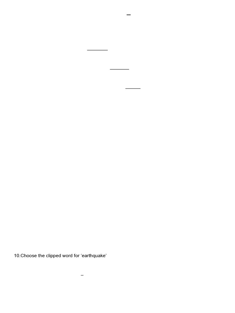 12th English Unit 1 Test Question Paper PDF Download | PDF