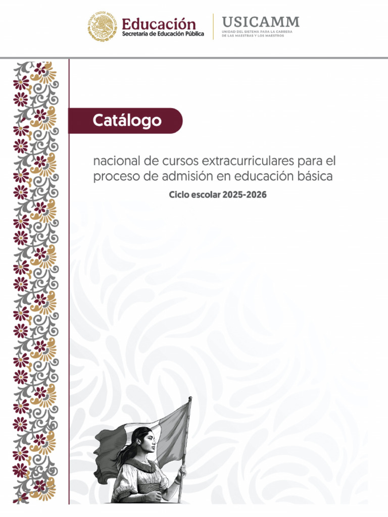 Cat Cursos Extracurriculares Admision Basica 2025 2026 | PDF | Escuelas | Educación primaria