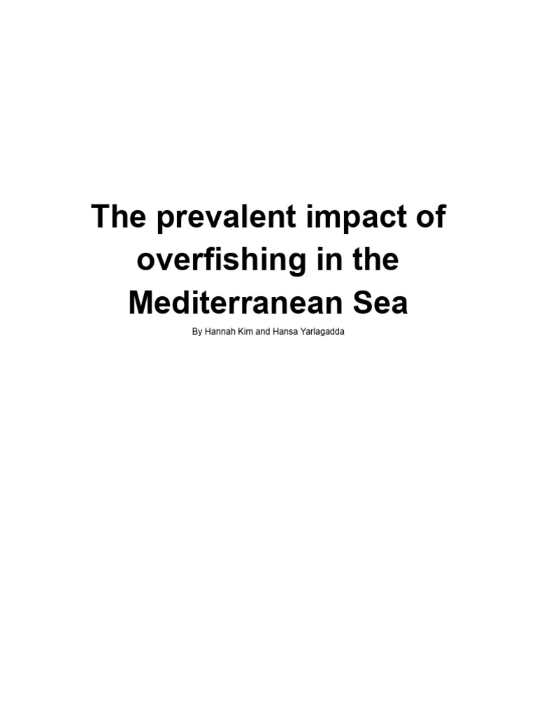 Geography Report On Overfishing | PDF | Overfishing | Trawling