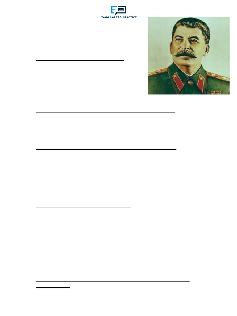 Dictatorship and Conflict in Ussr | PDF | Leon Trotsky | Joseph Stalin