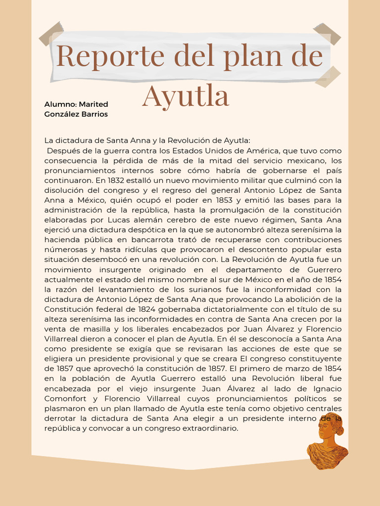 Revolución de Ayutla contra Santa Anna | PDF