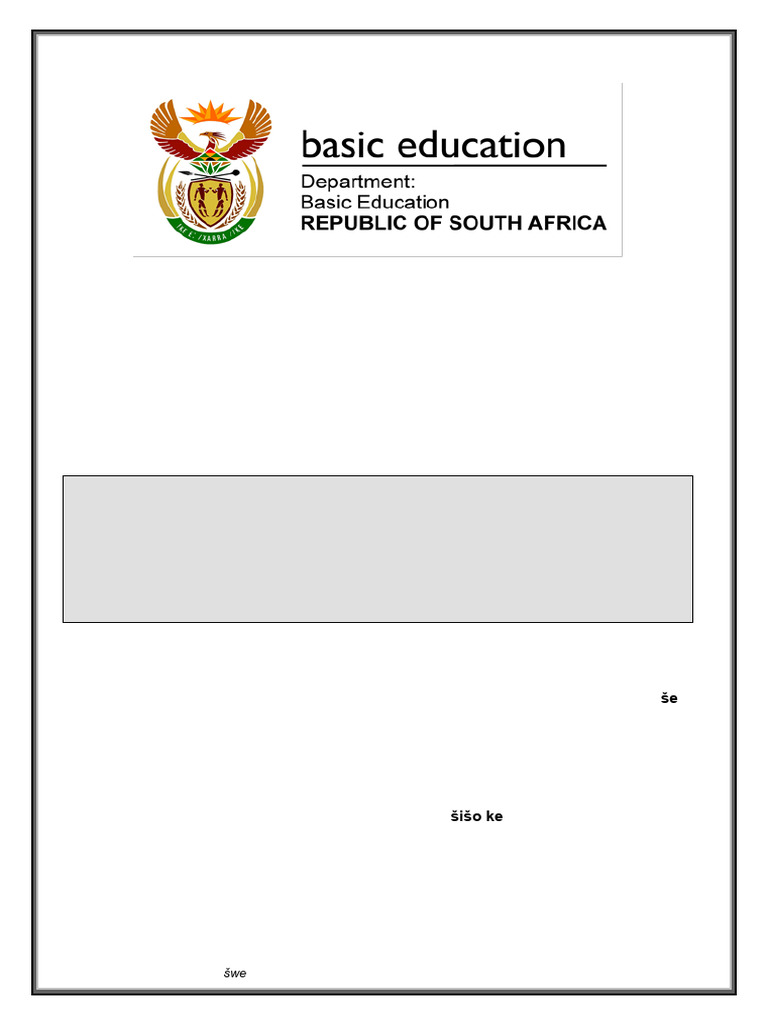 Sepedi HL P1 May-June 2019 | PDF
