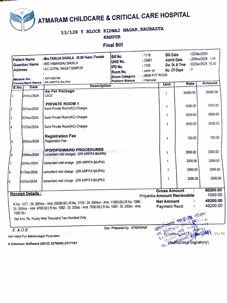 Discharge Bill. | PDF | Health Care | Social Programs