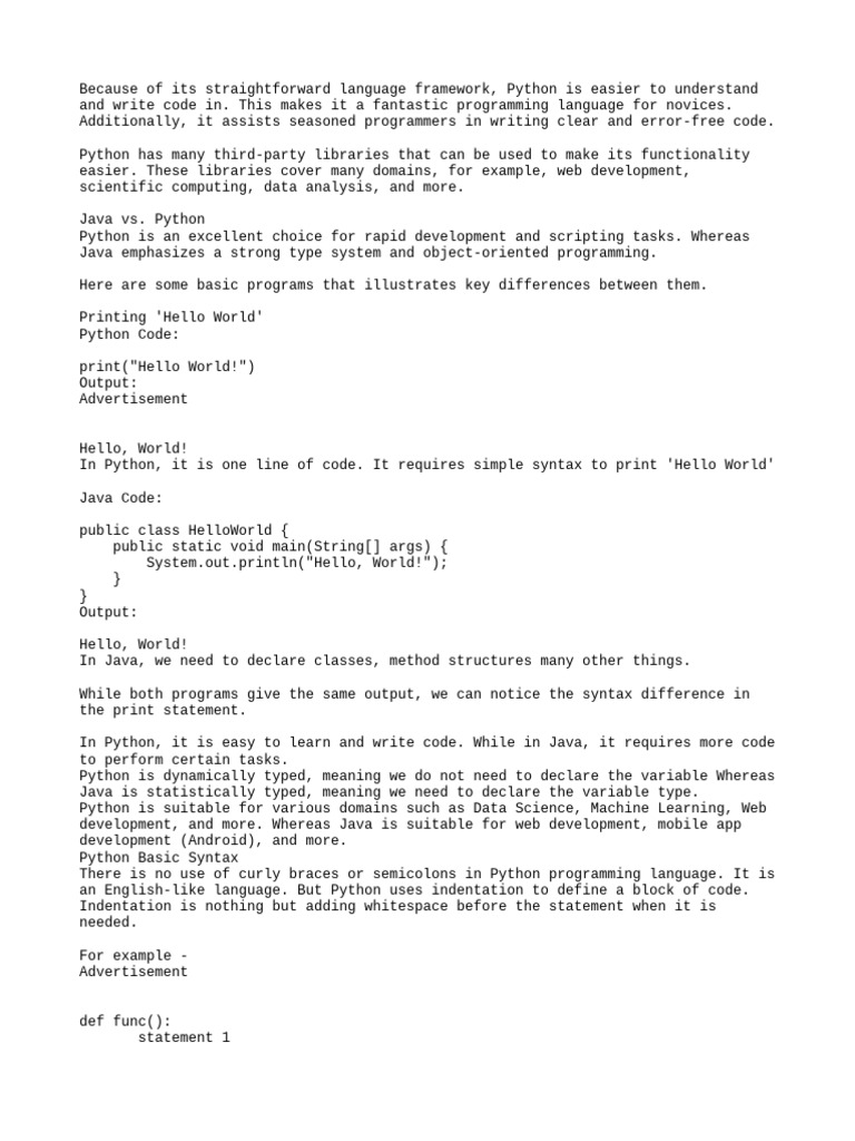 p2 | PDF | Python (Programming Language) | Java (Programming Language)