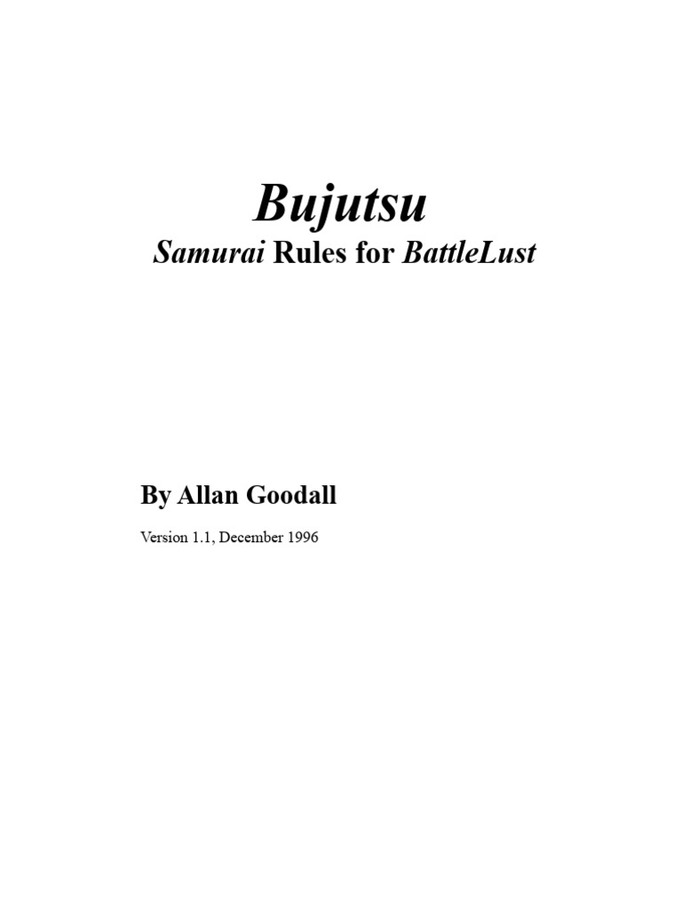bujutsu-1_1 | PDF | Samurai | Armour