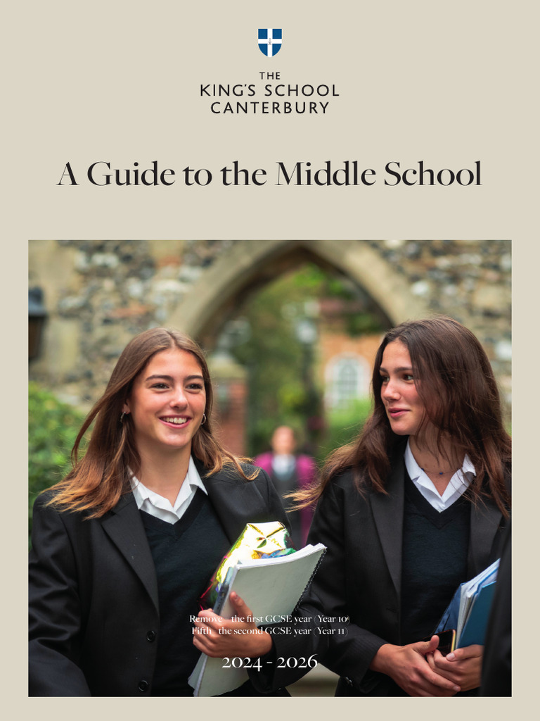 Middle School Curriculum 2024 - 2026 | PDF