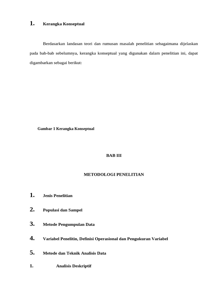 Contoh Bab III Dan Pembahasan Bab IV Smart-Pls | PDF