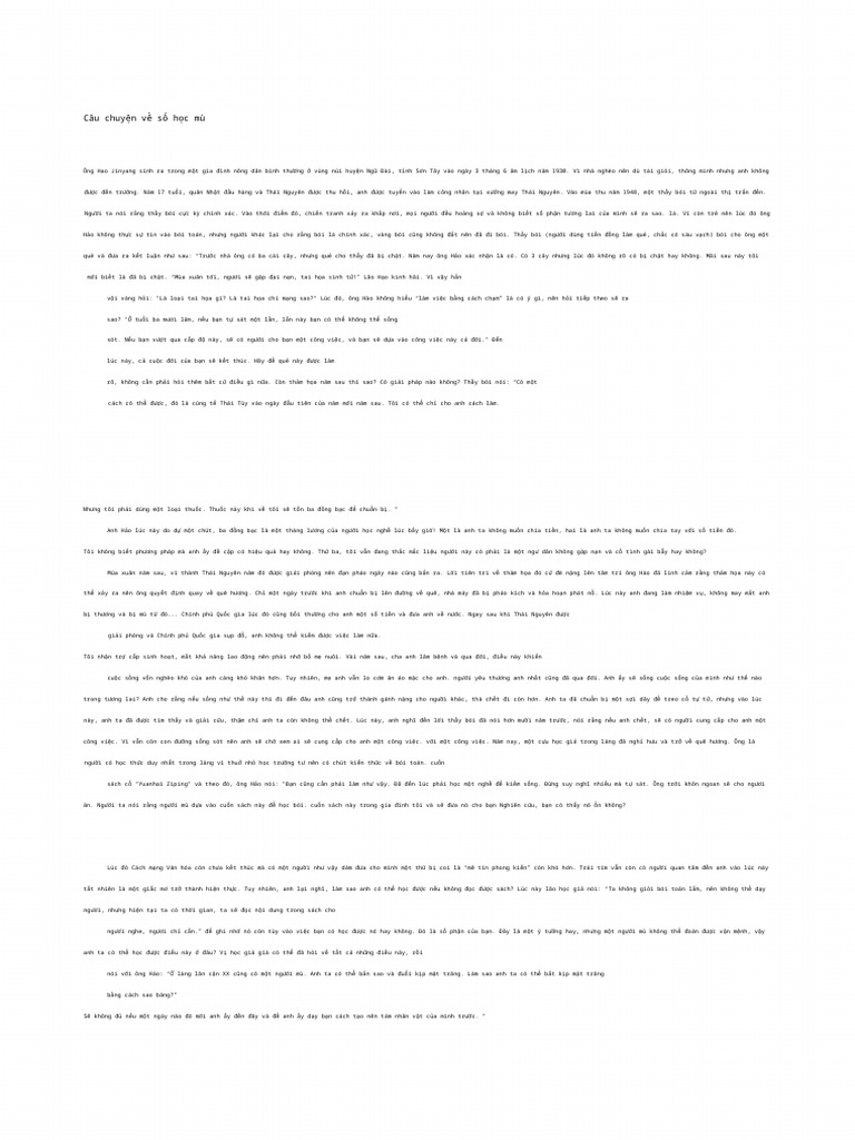 MPML Chuyen Xua 盲派命理故事 | PDF