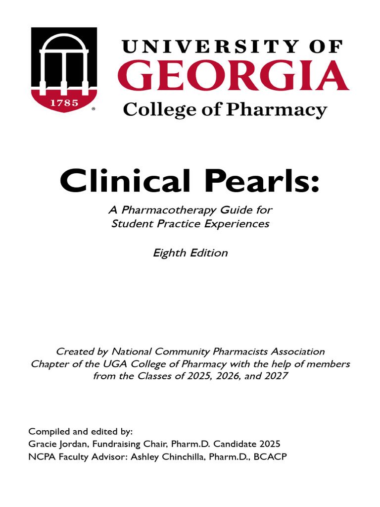 Clinical Pearls 2024 | PDF | Antibiotics | Drugs
