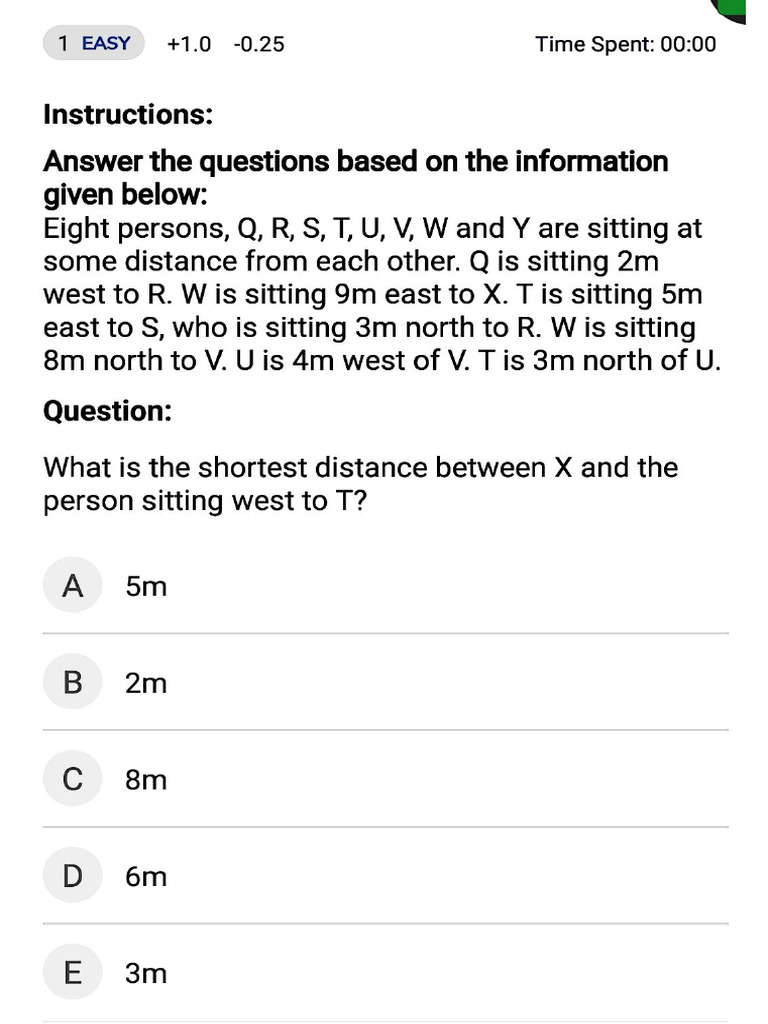 Directions 25 Test | PDF
