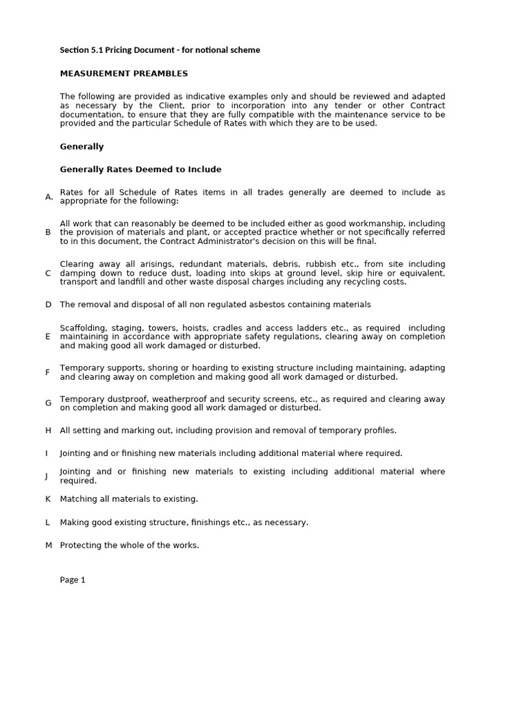 5-1-pricing | PDF | Waste Management