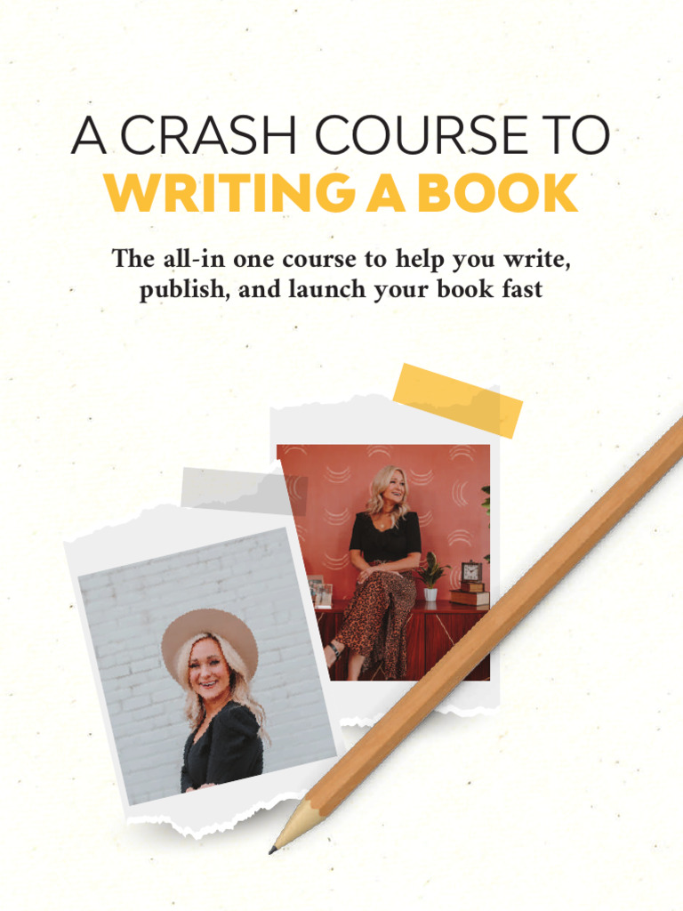 Book Writing Crash Course: Lesson 2 | PDF