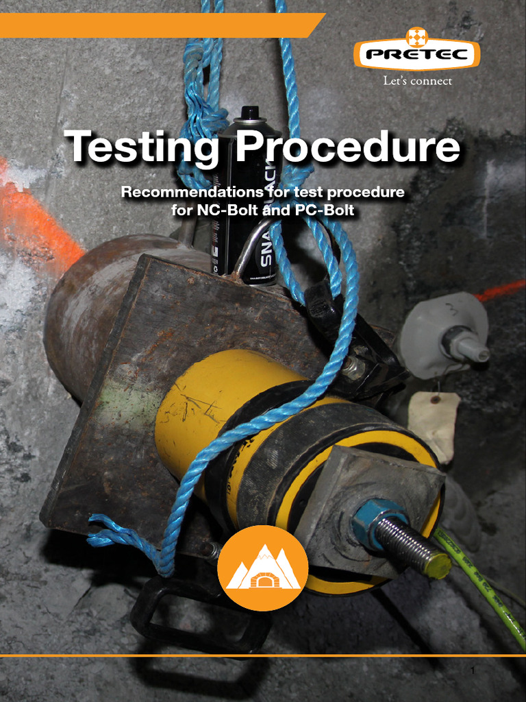 1230_TestingProcedure_Brosjyre_LR | PDF | Screw | Concrete