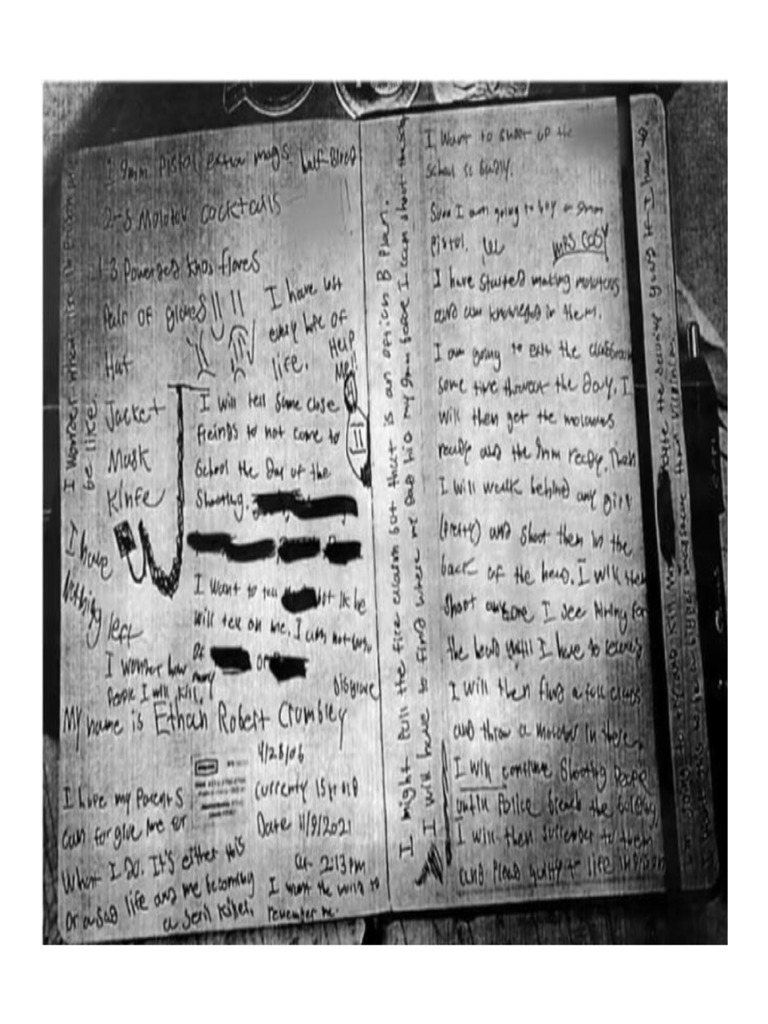 Crumbley Journal Pages | PDF