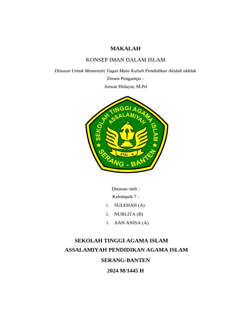 Kel.7 MK Pak Anwar (1) - 1 | PDF