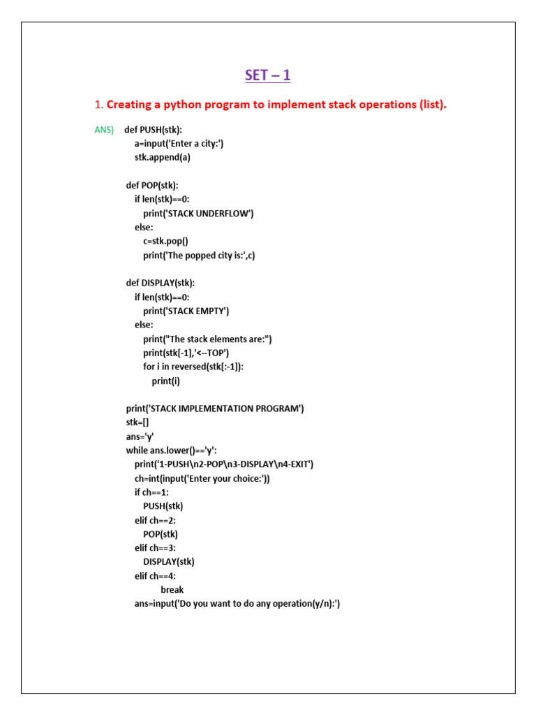 SET ANS | PDF | Computer Programming | Formal Methods