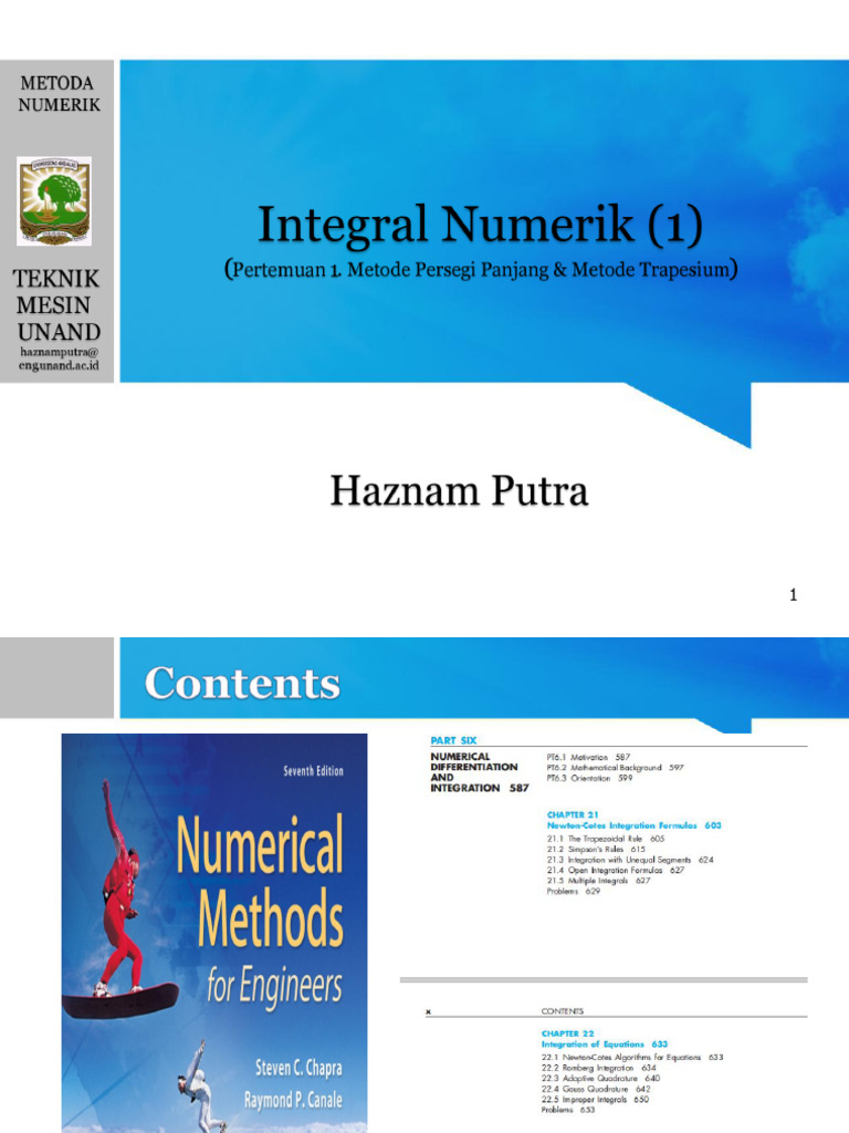 Integral Numerik - Metode PP T | PDF
