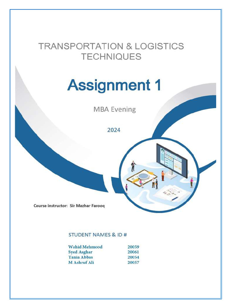 T&L Assignment 1 | PDF | Logistics | Warehouse