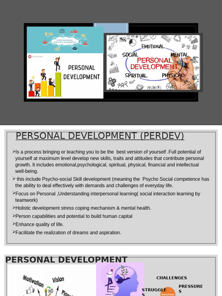 Personal Development G12 Autosaved | PDF | Adolescence | Self Concept